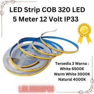 Jual READY STOCK Led Strip COB DC 12volt 5 meter 320led / Lampu Strip ...