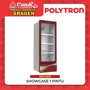 Promo POLYTRON Showcase 1 Pintu 230 Liter - SCN-187R Cicil 0% 3x - Kab ...