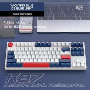 Jual Ziyoulang K87 Mechanical Keyboard Wired Type C - Hotswap 5 pin ...