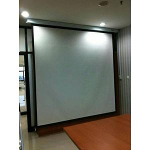 Jual Screen Projector 70"Manual/Layar Projector 70"Manual/Tarik/Pull ...