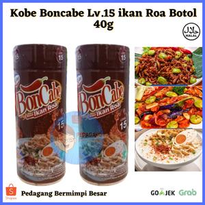Jual Kobe Boncabe .15 ROA Botol 40g /Kobe Boncabe Sambal Tabur Orinal ...