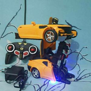 Jual remote control transformers rc robot mobil 2 in 1 mobil remote ...