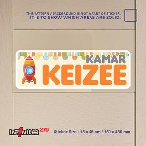 Jual sticker pintu kamar anak baby tempat tidur bedroom custom CKDSP ...