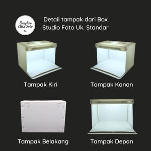 Jual Saf Box Studio Photo Ukuran A3 (32X32X32Cm) - box standart ...