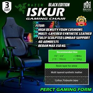 Jual Razer Iskur Black Edition Gaming Chair / Kursi Gaming Razer Iskur ...
