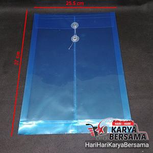 Jual MAP PLASTIK TRANSPARANT KANCING-TALI WARNA BIRU - Kota Medan - HariHariKaryaBersama | Tokopedia