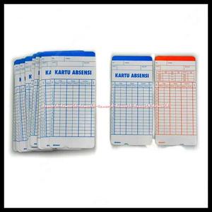Jual Krisbow Kertas Kartu Absensi 100Pcs Absen Card White Kartu ...