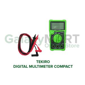 Jual TEKIRO DIGITAL MULTIMETER COMPACT / MULTI METER MS - DM1906 ...