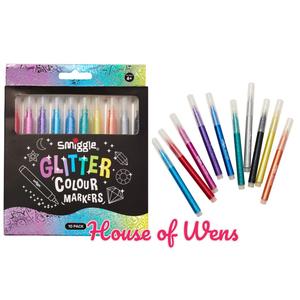 Jual SMIGGLE GLITTER MARKER PACK X10 - SPIDOL GLITER SMIGGLE - Jakarta ...