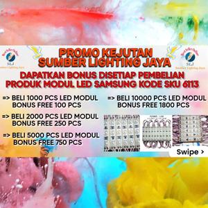 Jual MODUL LED SAMSUNG 3 MATA 12V / MODUL LED 3 MATA 12V 1.5WATT ...