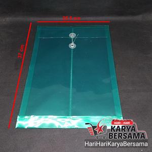 Jual MAP PLASTIK TRANSPARANT KANCING-TALI WARNA HIJAU - Kota Medan ...