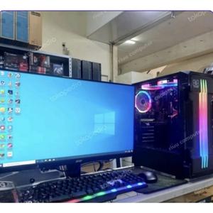 Jual Pc Gaming Editing Core I7 Ram 16 Gb Ssd 240 Gb Monitor 24 In Full Set - BG PTH+24PUTIH ...