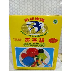 Jual SWALLOW GLOBE BAND TEPUNG AGAR-AGAR WARNA PLAIN 84GR 1BOX / 12 SACHETS - Jakarta Barat ...