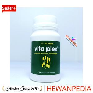 Jual VITA PLEX 100 KAPLET - Vitamin Unggas Ayam Burung Lengkap Vitaplex ...