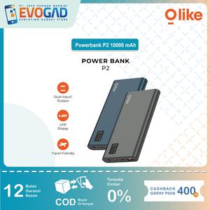 Jual Olike Power P2 10000Mah 3A Dual Port Usb & Type-C Fast Charging ...