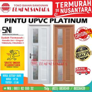 Jual PINTU PVC TEBAL 3 KACA PLATINUM SPECIAL EDITION 70X200 PINTU UPVC ...