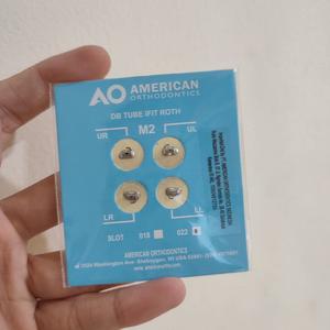 Jual Buccal tube American Orthodontics AO dental gi molar band ...