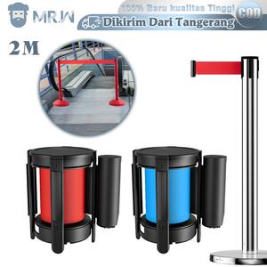 Jual 2m Tali Pembatas Antrian / Kepala Tiang Antrian / Kepala Pita Roll ...