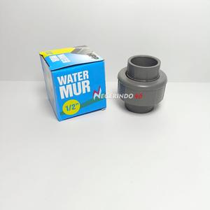 Jual WATER MUR PVC POLOS WATER MUR SAMBUNGAN PIPA PVC PARALON 1/2 3/4 1 ...