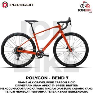 Jual Sepeda Gravel 700c Polygon Bend R7 Alloy Apex 11 Speed Pre Order ...