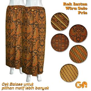 Jual Rok Jarik Wiru Solo Pria Dewasa Rok Instan Pakaian Adat Jawa Batik ...