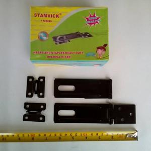 Jual Overval Hitam Tebal 5 Stamvick Cantolan Kait Tempat Gembok - Kota ...