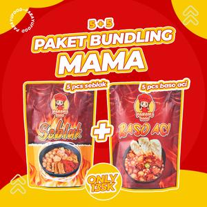 Jual Paket Bundling Mama - 5 Baso Aci + 5 Seblak Instant Khas Gurih ...