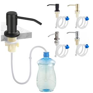 Jual Stainless Steel Sink Liquid Soap Dispenser Built-In Lotion ...