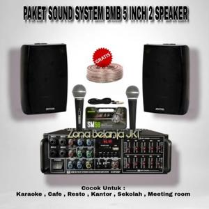 Jual PAKET SOUND SYSTEM BMB MINI PAKET CAFE DAN RESTORAN AUDIO BMB 5 ...