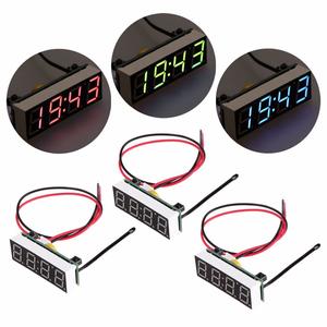 Jual Car 3 In 1 Led Diy Digital Clock Temperature Voltage Module - Kota Depok ...