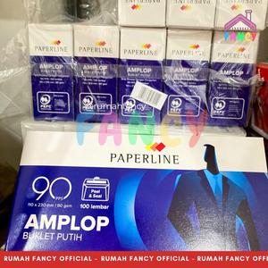 Jual [1PAK] AMPLOP PPL 90 / AMPLOP PUTIH PANJANG / PAPERLINE 90 POLOS ...