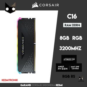Jual DDR4 DRAM 3200MHz C16 Memory Kit 8GB VENGEANCE RGB LED Intel® AMD ...