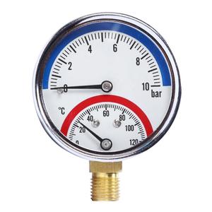 Jual Upgrade 10 Bar Lower Entry 120℃ Temperature Pressure Gauge - Jakarta Timur - Cyclone Goods ...