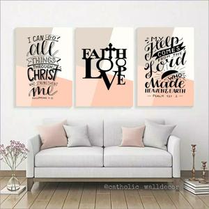 Jual Poster Rohani Hiasan dinding Kristen Katolik ayat Alkitab Kitab ...