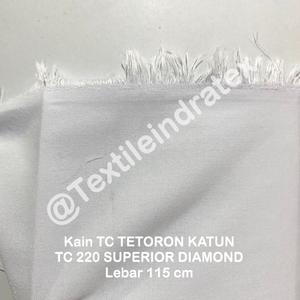 Jual KAIN PUTIH POLOS TEBAL TC DIAMOND BAHAN SERAGAM SPANDUK PECEL LELE ...