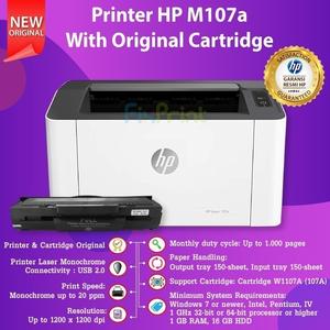 Jual Printer Laser jet Monocrome 107A 107W M107A M107W WiFi Ink Tank ...