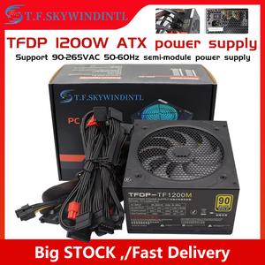 Jual 1200W Pc Power Supply Gold Atx Desktop Gamer Half Modular Power ...