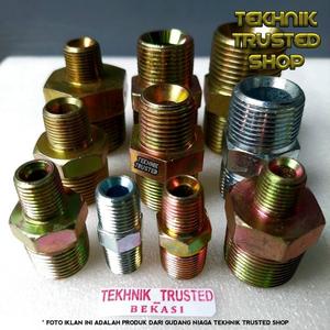Jual Double nepel NPT Male MB 1/2 x 3/4" MB Drat luar conector pipa BESI - Kab. Pangandaran ...