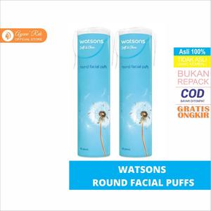 Jual Watsons Round Facial Puffs 80s KAPAS ROUND KAPAS BULAT WATSONS ...