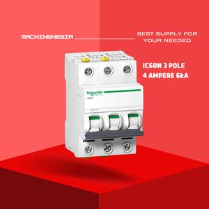 Jual MCB SCHNEIDER ACTI9 IC60N 3P 3 PHASE 6KA 4 AMPERE 3 POLE 4A ORIGINAL - Jakarta Barat ...