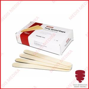 Jual Tongue Spatel Kayu Onemed Wooden Tongue Depressor Isi 100 Sundip ...