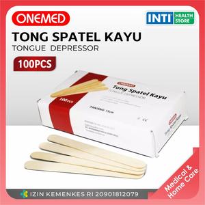 Jual Onemed | Spatel Kayu Sudip Lidah | Tongue Spatula Onemed Isi 100 ...