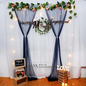Jual Dekorasi Lamaran Backdrop Nikahan Photobooth Diy Akad Nikah Aqiqah ...