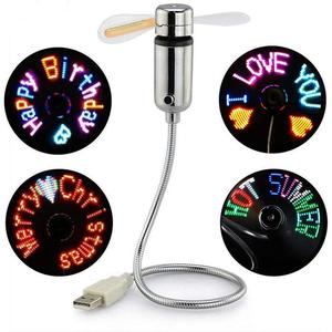 Jual Usb Fan Led Rgb Light Programmable Fans Flexible Gooseneck Diy ...