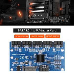 Jual Sata Expansion Card 1 To 5 Port Sata 3.0 Controller Card ...