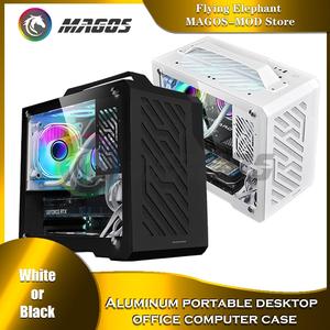 Jual Pc Cabinet Computer Case Matx Type Side Glass Portable Gabinete ...