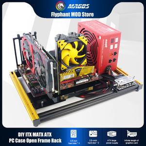 Jual Diy Gamer Cabinet Itx Matx Atx Chassis,Computer Case Open Frame ...