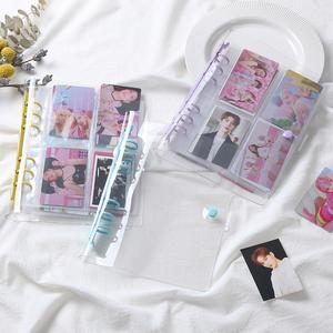 Jual A5 A6 Binder Transparan Bening Ring Warna Warni 6 Ring Aesthetic ...