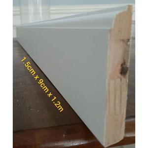 Jual Plint Lantai Wall Moulding List Kayu Molding Panel Skirting Panel ...