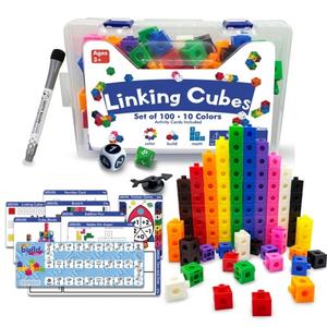 Jual math link cube learning set mainan edukasi anak - Link cube ONLY ...